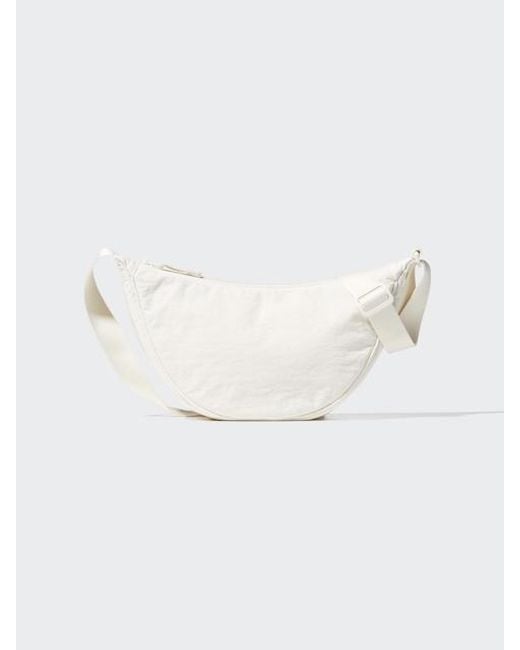 Uniqlo Round Mini Shoulder Bag in White for Men | Lyst UK