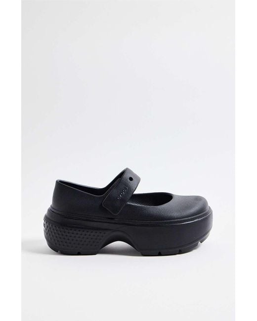 Crocs™ Stomp Mary Jane Platforms in Black | Lyst UK