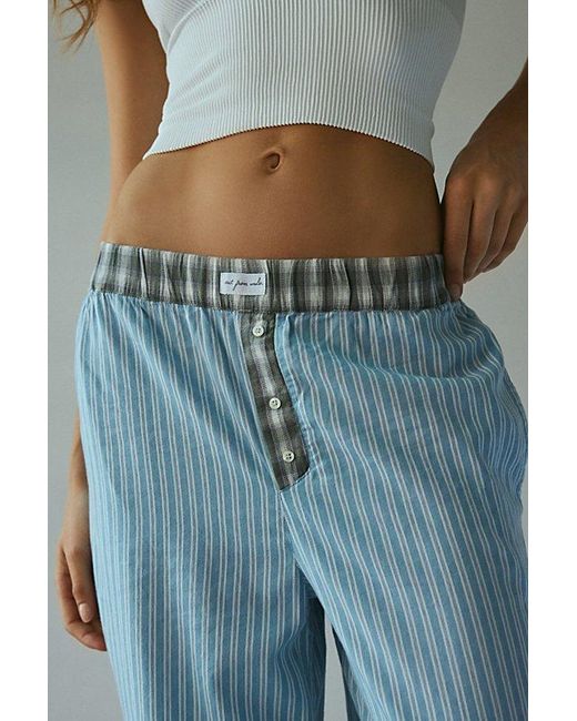 Out From Under Avril Boxer Pant in Blue | Lyst