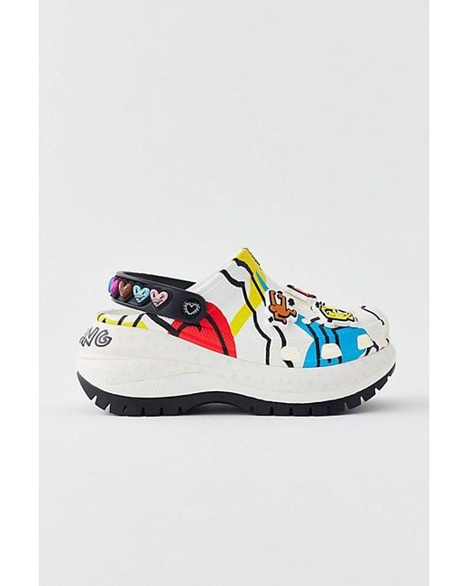 Crocs™ Keith Haring Mega Crush Clog in Gray | Lyst
