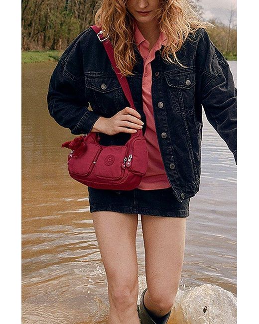 Kipling Rikka Small Cargo Nylon Crossbody Bag in Blue | Lyst