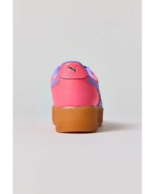 PUMA Palermo Elevata Platform Sneaker in Pink | Lyst