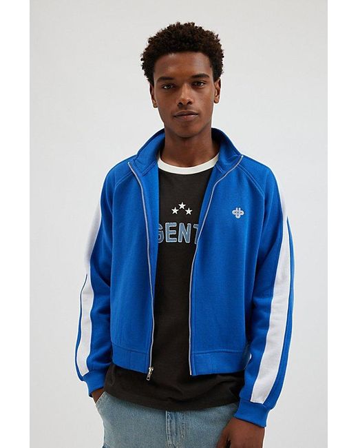 Urban Outfitters Uo Dawson Track Jacket in Blue for Men | Lyst