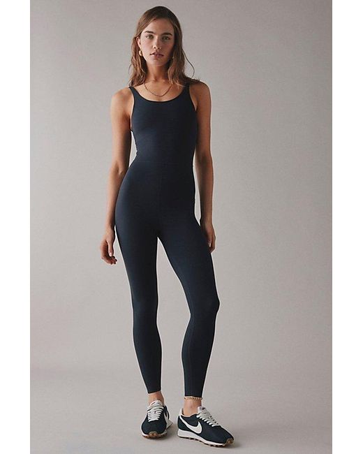 Nike Zenvy Dri-Fit 7/8 Bodysuit in Blue | Lyst