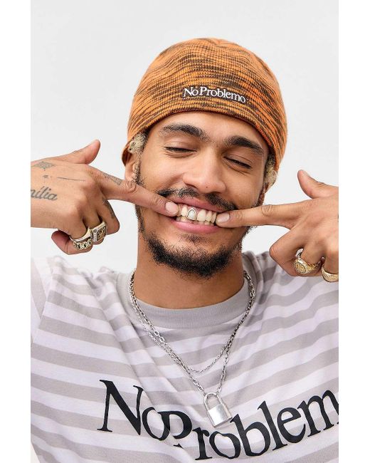 No Problemo Glitch Skull Hat in White for Men | Lyst UK