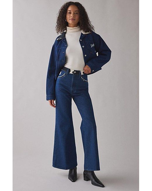 Levi's X Toy Story Ribcage High-Rise Bell Flare Jean in Blue | Lyst