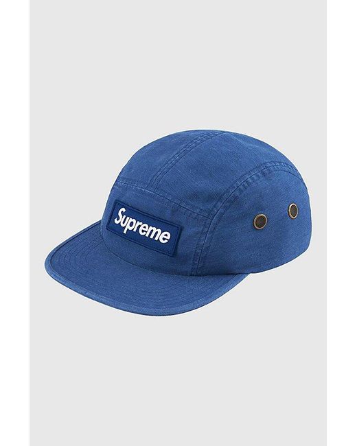 Supreme Camp Cap Ss25 in Blue for Men | Lyst