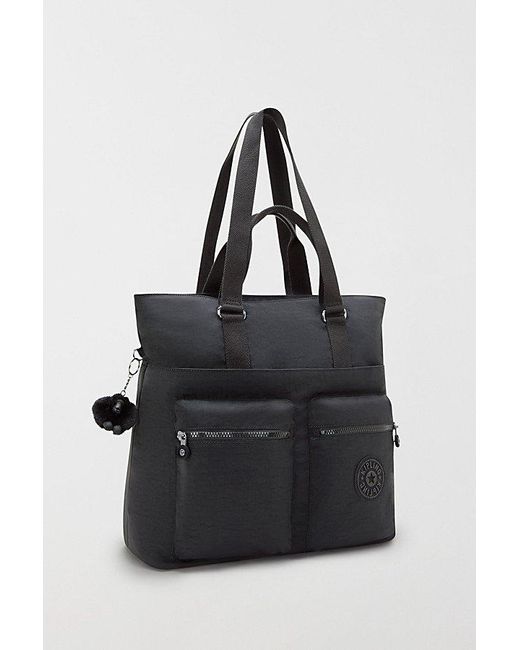 Kipling India Cargo Nylon Tote Bag in Black | Lyst