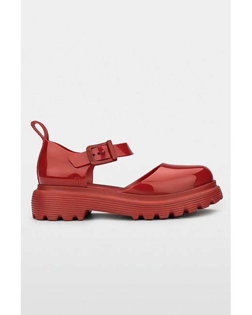 Melissa Ellie Jelly Mary Jane Shoe in Red | Lyst