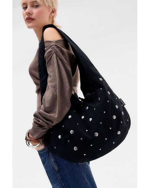 Urban Outfitters Uo Flo Studded Canvas Tote Bag in Blue | Lyst UK