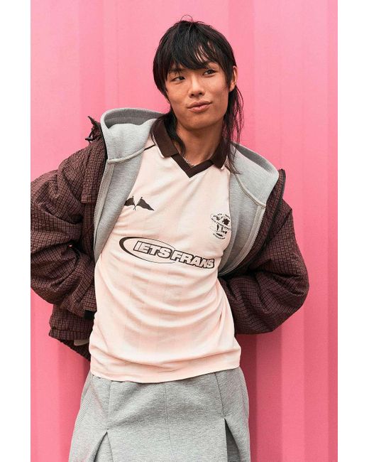 iets frans... Pink Long Sleeve Football T-shirt for Men | Lyst UK