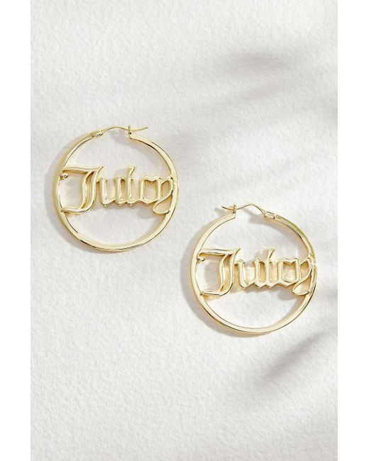 Juicy hoop earrings store