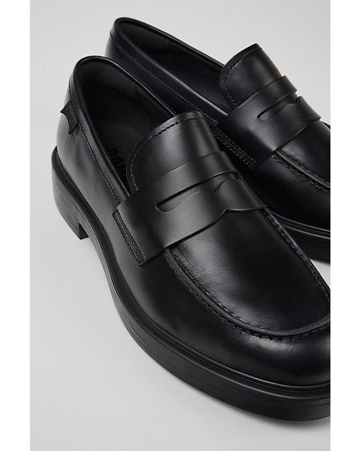Camper Dean Leather Loafer in Black for Men | Lyst