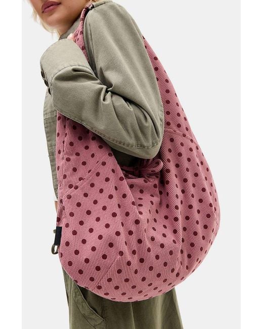 Urban Outfitters Uo Flo Spot Corduroy Tote Bag in Pink | Lyst UK