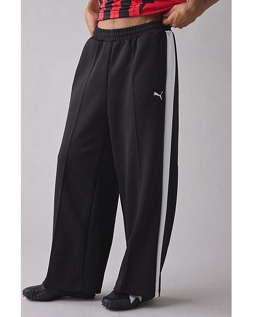 PUMA T7 Wide Leg Track Pant in Red for Men | Lyst
