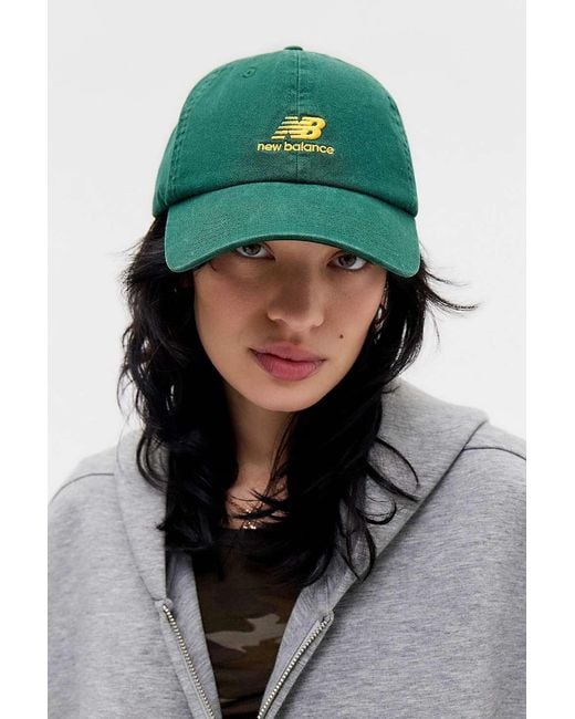 New Balance Flying Cap in Green | Lyst UK