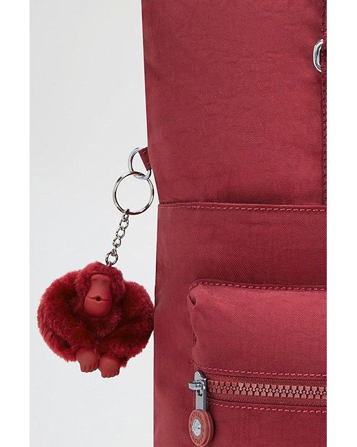 Kipling India Cargo Nylon Tote Bag in Red | Lyst