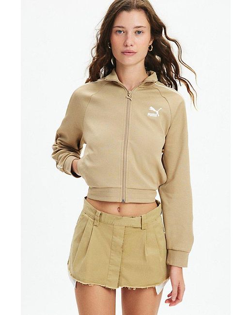 PUMA T7 Track Jacket in Natural | Lyst