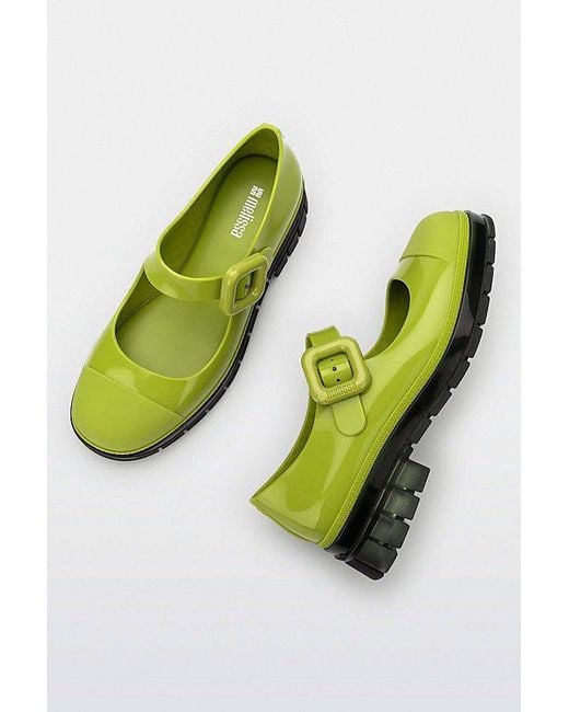Melissa June Jelly Mary Jane Shoe in Green | Lyst
