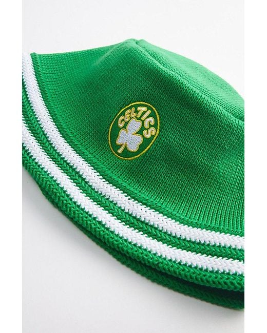 Mitchell & Ness Boston Celtics Nba Knucket Knit Bucket Hat in Green for ...