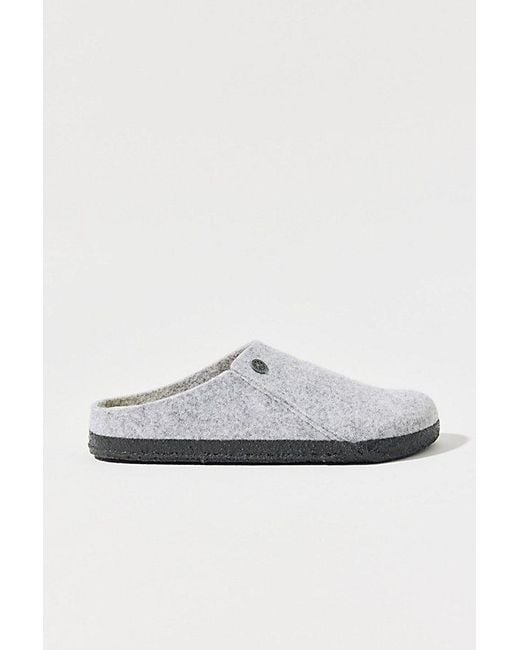 Birkenstock Zermatt Shearling Wool Felt Clog in Gray | Lyst