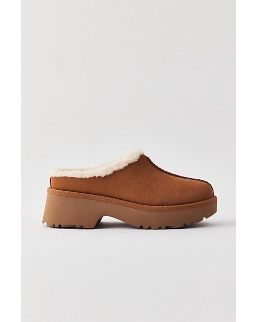 UGG New Heights Cozy Clog in Blue | Lyst