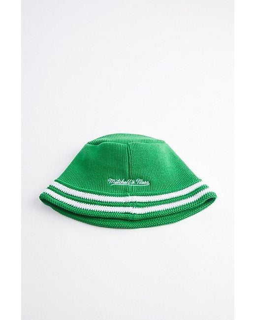 Mitchell & Ness Boston Celtics Nba Knucket Knit Bucket Hat in Green for ...