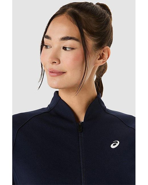 Asics Court Warm-Up Tennis Jacket in Blue | Lyst