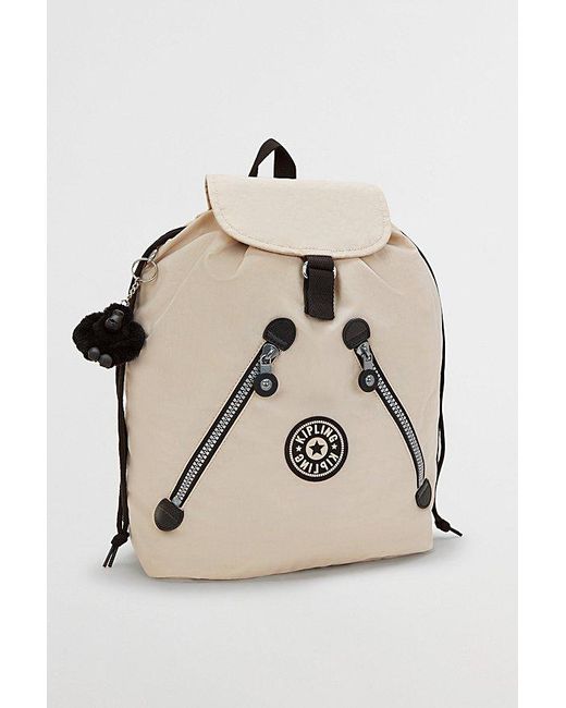 Kipling New Fundamental Heritage Nylon Large Backpack in Red | Lyst