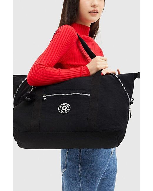 Kipling Art Heritage Nylon Medium Tote Bag in Red | Lyst