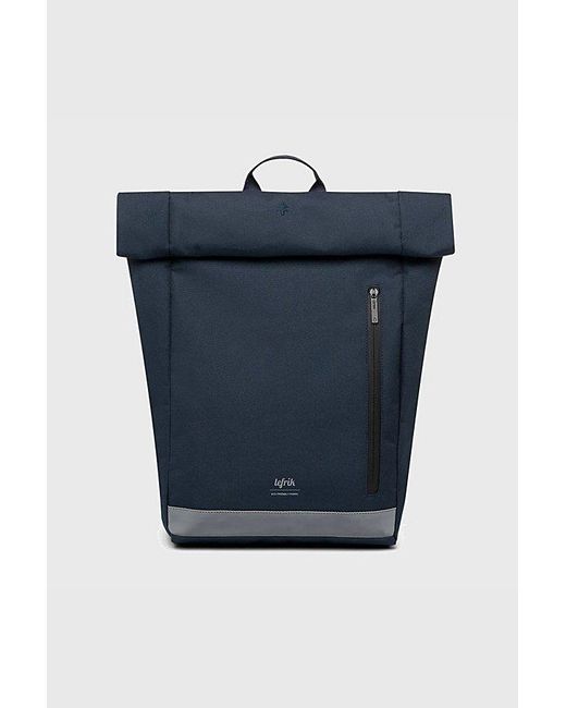 Lefrik Roll Reflective Backpack in Blue for Men | Lyst