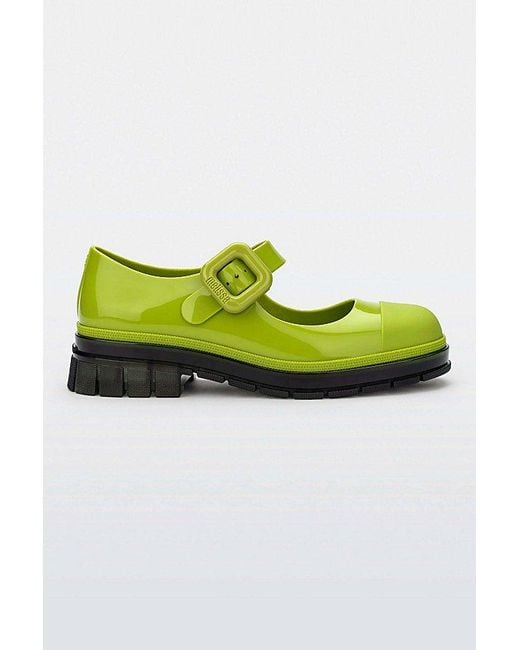Melissa June Jelly Mary Jane Shoe in Green | Lyst