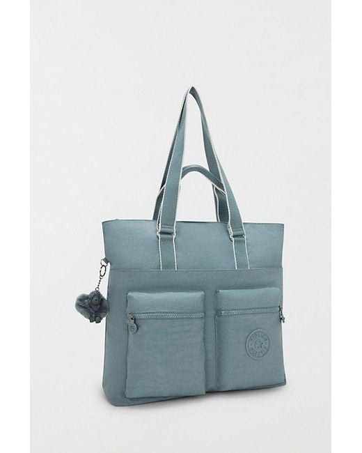 Kipling India Cargo Nylon Tote Bag in Gray | Lyst