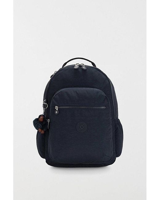 Kipling Seoul Large Nylon Backpack in Blue | Lyst
