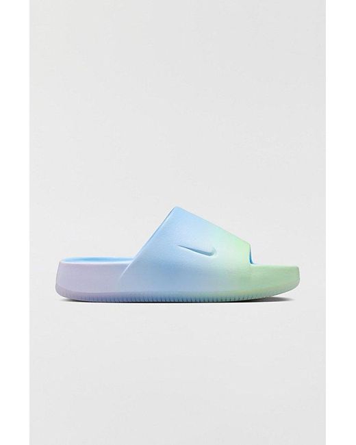 Nike Calm Se Slide Sandal in Blue | Lyst