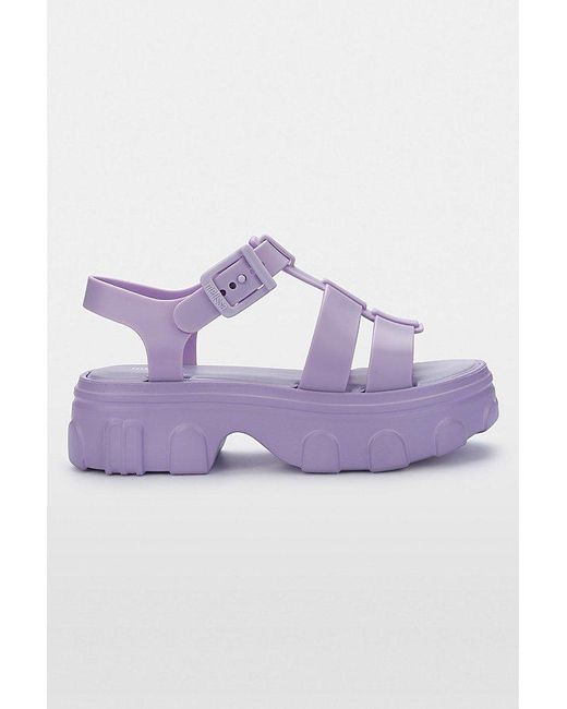 Melissa Ella Platform Sandal in Purple | Lyst
