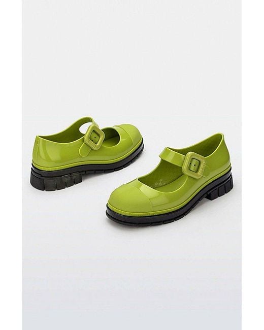 Melissa June Jelly Mary Jane Shoe in Green | Lyst