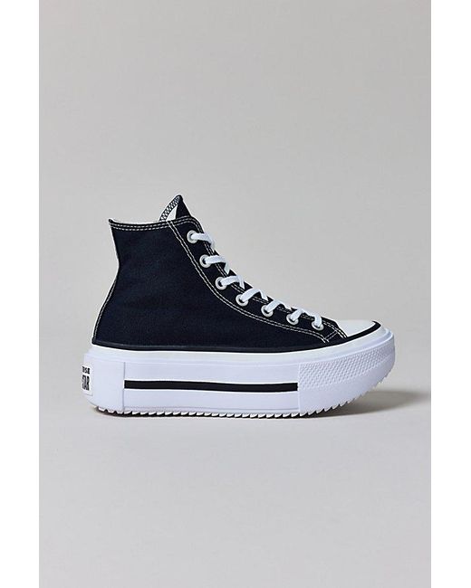 Converse Chuck Taylor All Star Lift Double Stack Sneaker in Blue | Lyst
