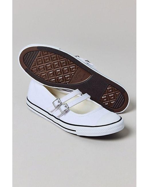 Converse Chuck Taylor All Star Dainty Mary Jane Sneaker in Metallic | Lyst