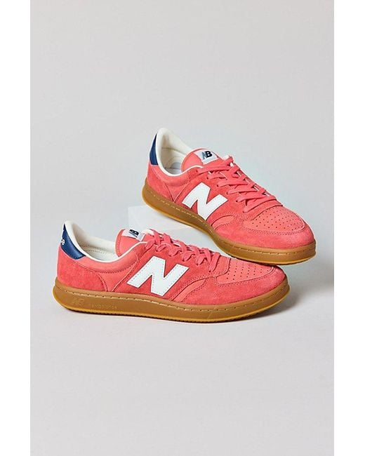 New Balance T500 Sneaker in Red for Men | Lyst