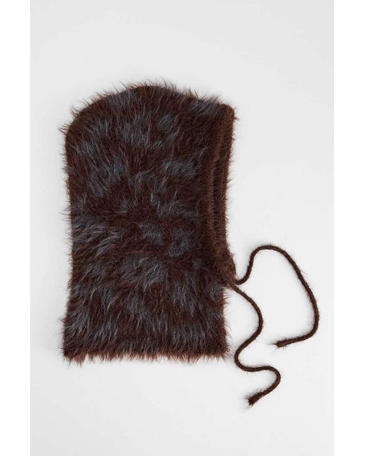 Urban Outfitters Uo Leopard Print Fluffy Hood in Brown for Men | Lyst UK