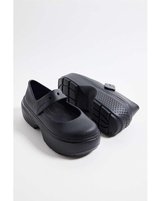 Crocs™ Stomp Mary Jane Platforms in Black | Lyst UK