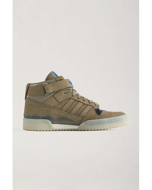 adidas Forum Mid Sneaker in Gray for Men | Lyst
