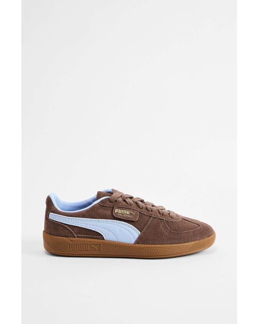 PUMA Brown Palermo Trainers | Lyst UK