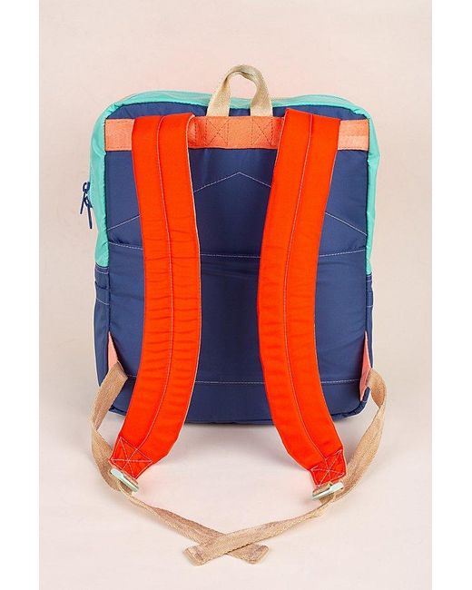 Mokuyobi Faux Roll Top Backpack in Red for Men | Lyst