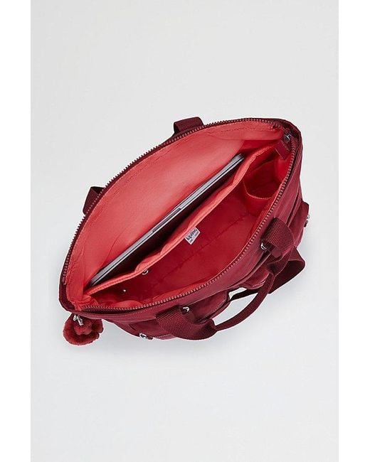 Kipling India Cargo Nylon Tote Bag in Red | Lyst