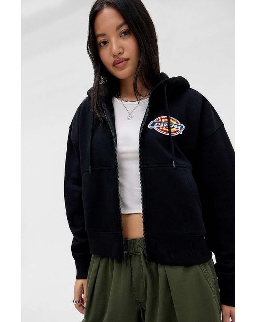 Dickies Uo Exclusive Oakport Full Zip Hoodie in Black | Lyst UK