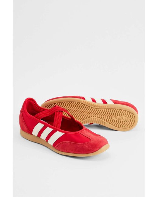 adidas Red Barreda Mary Jane Shoes | Lyst UK