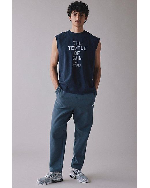 Nike Gym Culture Graphic Muscle Tee in Blue for Men | Lyst