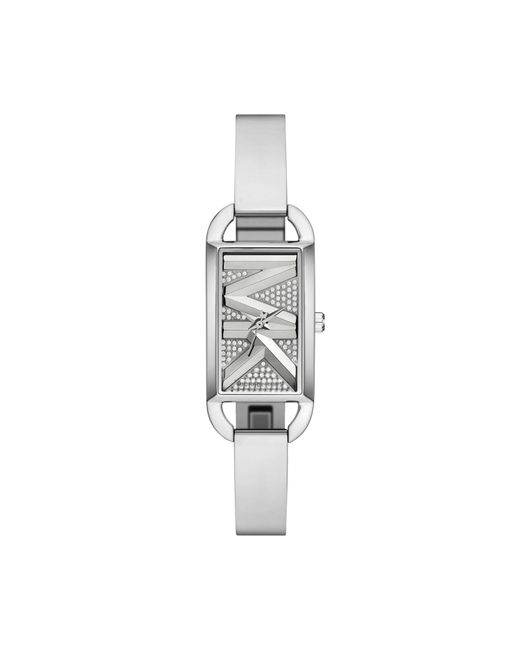 Michael Kors Mk Empire Three-hand Stainless Steel Watch in Metallic ...